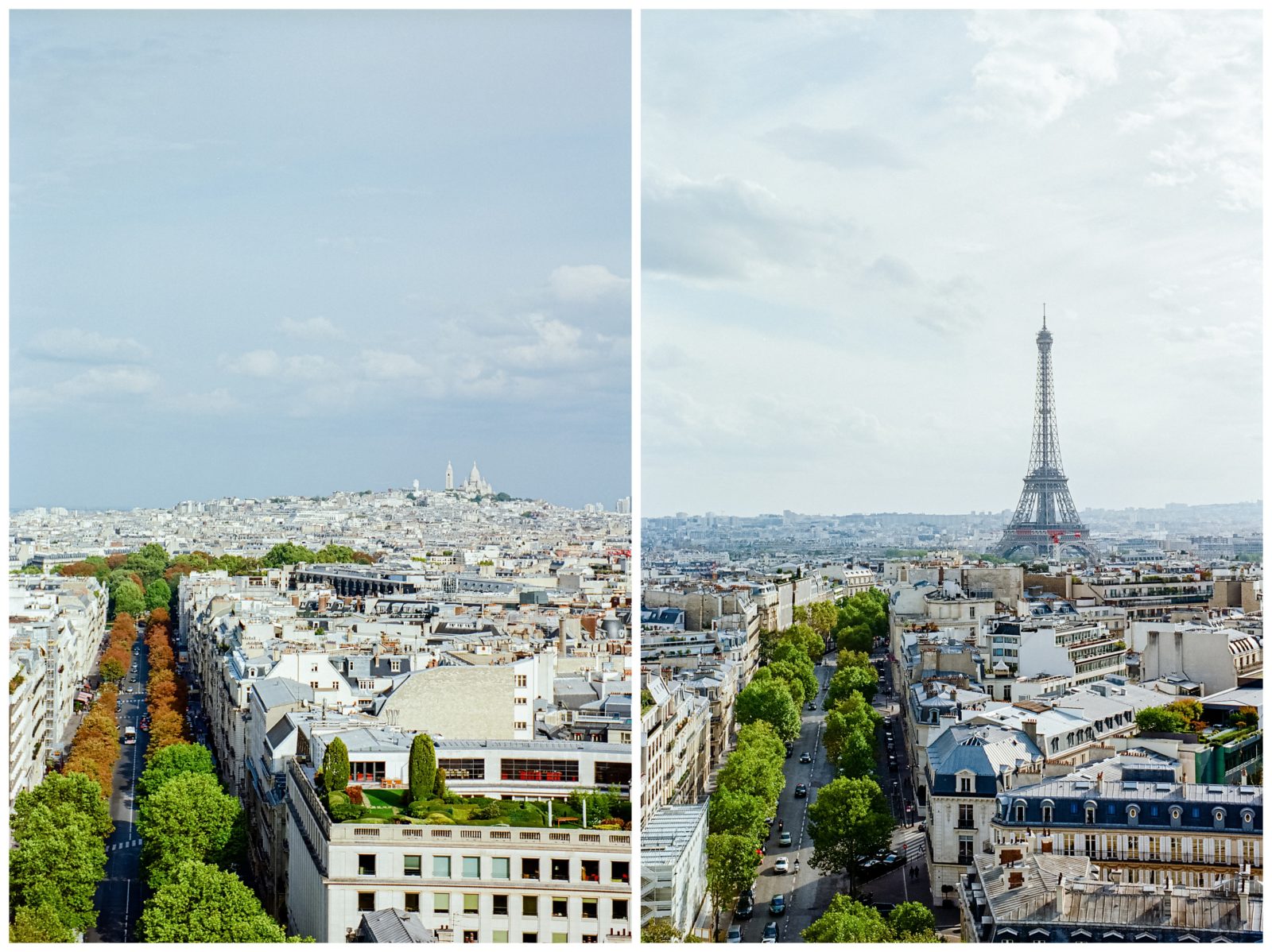 Paris Bird's Eye View from the Arc de Triomphe - Francophile Travelogue